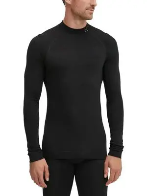 HAGLOFS Logo Detail Long Sleeve Top - Black