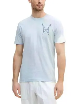 HACKETT LONDON Logo-print T-shirt - Blue