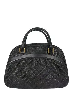 LOUIS VUITTON Mitzi Monogram Leather Tote Bag - Black