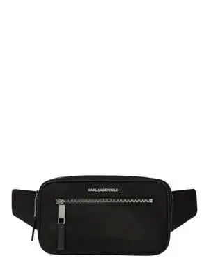 KARL LAGERFELD Karl Lagerfeld K/Nylon Buckle Belt Bag