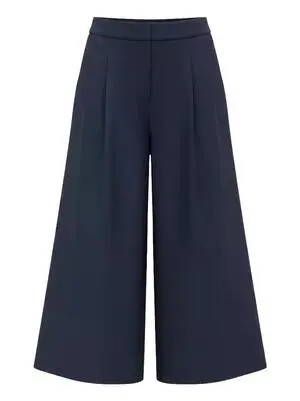 RUNDHOLZ BLACK LABEL Wide-leg Pleated Trousers - Blue