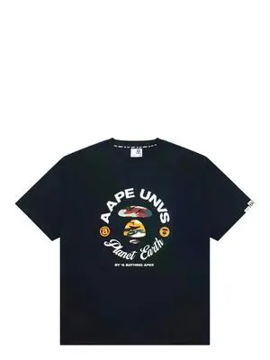 AAPE BY *A BATHING APE Graphic-print T-shirt - Blue