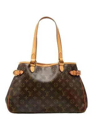 LOUIS VUITTON Monogram Batignolles Horizontal Tote Bag - Brown