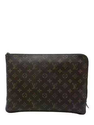 LOUIS VUITTON 2019 Monogram Etui Voyage Gm Clutch Bag - Brown