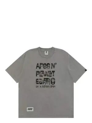 AAPE BY *A BATHING APE Aaper Graphic-print T-shirt - Grey