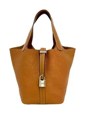 HERMÈS Hermès Clemence Picotin Lock 18 Handbag