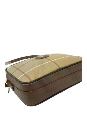 Burberry Vintage Check Canvas Crossbody Bag - Brown