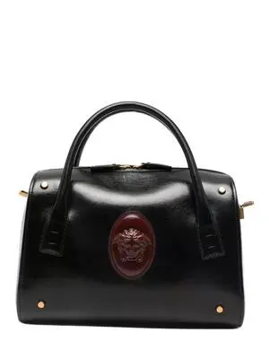 Versace Medusa Boston Tote Bag - Black