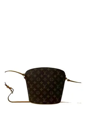 LOUIS VUITTON Monogram Drouot Crossbody Bag - Brown