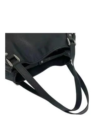 Gucci Calfskin Abbey D Ring Tote Bag - Black