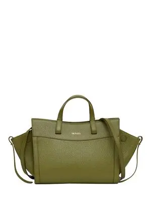 SAONARA BRAND Saonara Mini Shopping Bag In Grained Leather