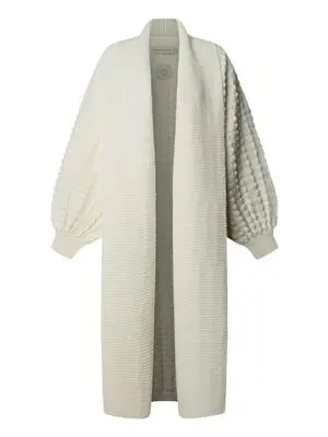 THE EXTREME COLLECTION Dominic Long Knit Cardigan - Beige