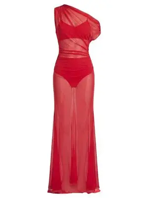 ALOMA STUDIO Caresse Maxi Gown - Red