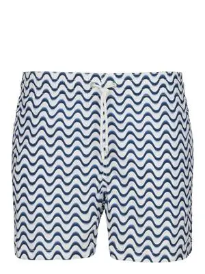 RIVEA Sicilia Blanc Navy Swim Shorts - Blue