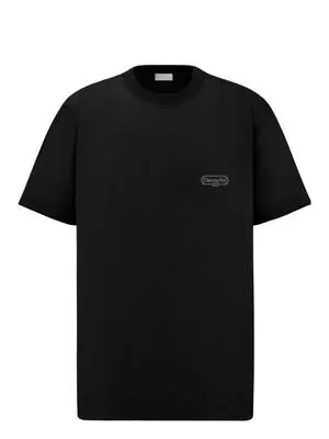 Dior Logo Patch T-shirt - Black