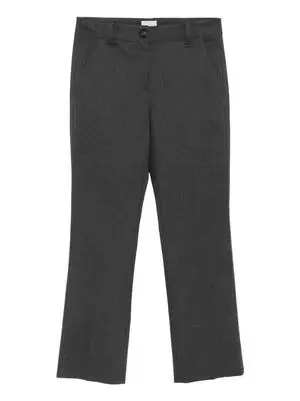 Brunello Cucinelli Flared Trousers - Black
