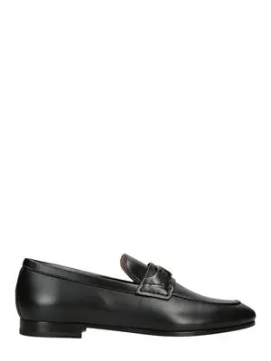 Valentino Garavani Leather Vlogo Loafers - Black