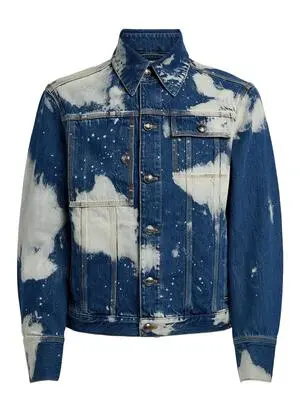 VIVIENNE WESTWOOD Bleached Denim Jacket - Blue