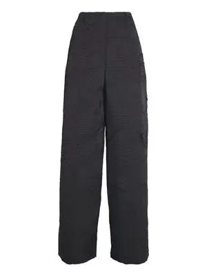 Ulla Johnson Crinkled Satin Wide-leg Trousers - Black