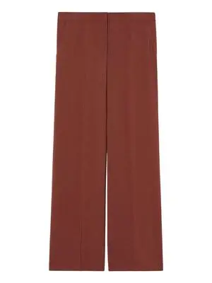 Marina Rinaldi Pleated Tailored Trousers - Red