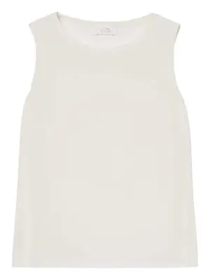 MARINA RINALDI Marina Rinaldi Silk Sleeveless Top