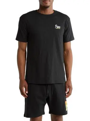 PRINCE Logo Print Graphic T-shirt - Black