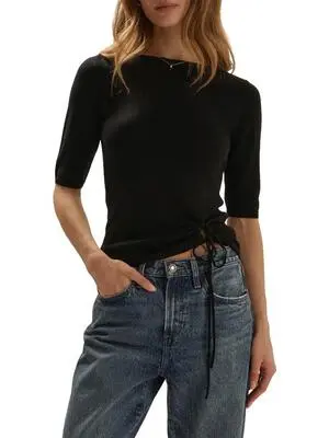 FAVORITE DAUGHTER Favorite Daughter Side Eye Wool Top