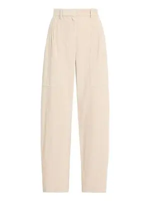 BRUNELLO CUCINELLI Brunello Cucinelli Pleated Cotton Corduroy Wide-Leg Trousers