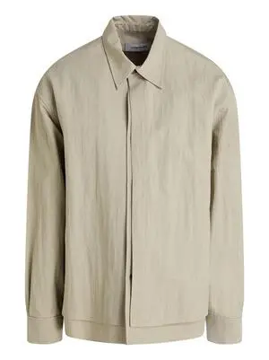 LE17SEPTEMBRE Layered Twill Jacket - Sage Green