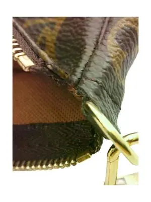 LOUIS VUITTON Monogram Pochette Accessories Shoulder Bag - Brown