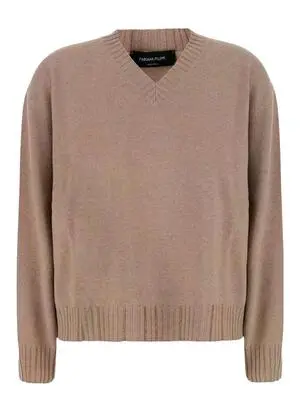 FABIANA FILIPPI Fabiana Filippi V-Neck Sweater With Bead Embellishment