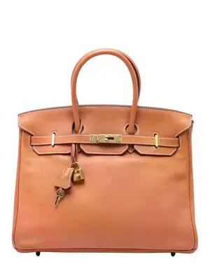 Hermès 2009 Courchevel Birkin Retourne 35 Satchel - Brown