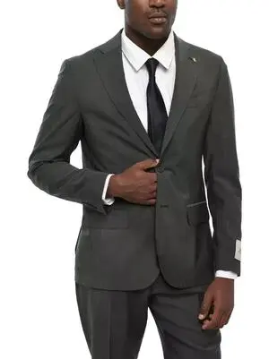 Corneliani Single-breasted Flap-pocket Suit - Grey
