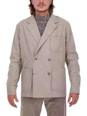 Tagliatore Double-breasted Patch-pocket Blazer - Neutrals