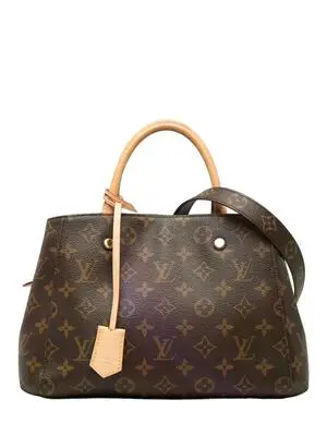 LOUIS VUITTON 2020 Monogram Montaigne Bb Satchel - Brown