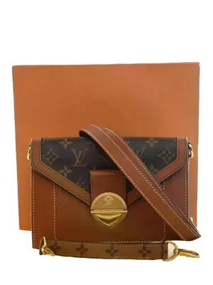 LOUIS VUITTON 2018 Monogram Retro Biface Satchel - Brown