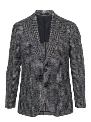 Tagliatore Prince Of Wales Blazer - Grey