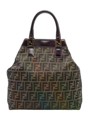 Fendi Zucca Canvas Tote Bag - Brown