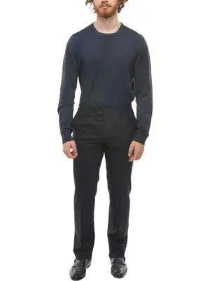 Corneliani Academy Pleated Trousers - Blue