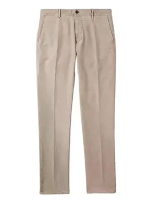 SLOWEAR Incotex Regular-fit Trousers - Neutrals