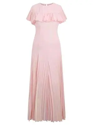 Philosophy Di Lorenzo Serafini Ruffled Pleated Maxi Dress - Pink
