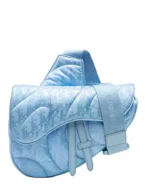 Dior 2022 Saddle Crossbody Bag - Blue