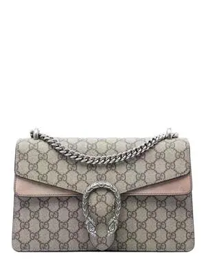 Gucci Gg Supreme Dionysus Shoulder Bag - Neutrals