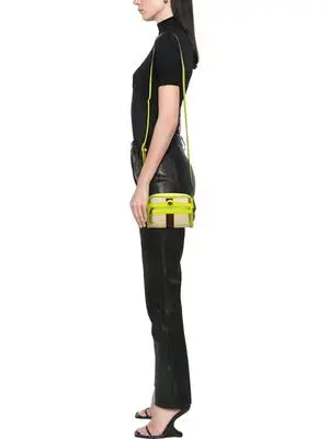 Gucci Ophidia Mini Pvc Crossbody Bag - Yellow