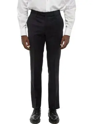 Corneliani Virgin Wool Trousers - Black