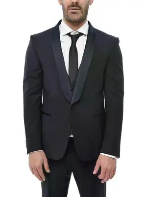 Corneliani Three-piece Dinner Suit - Blue