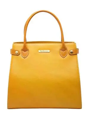 Burberry 20th Century Leather Handbag - Yellow