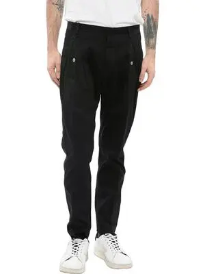 Corneliani Pleated Chino Trousers - Black