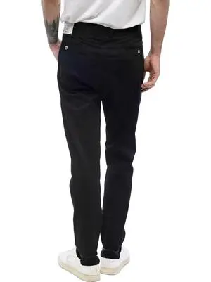 Corneliani Pleated Chino Trousers - Black