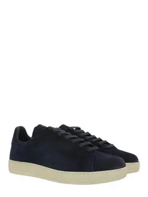 TOM FORD TOM FORD Perforated Detail Lace-Up Sneakers